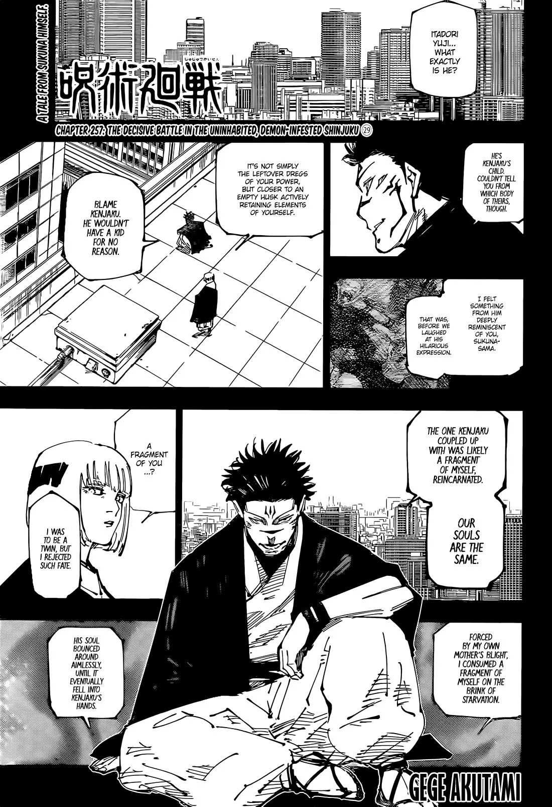 Jujutsu Kaisen Chapter 257: Yuji, Megumi, and Yuta Clash with Sukuna’s ...