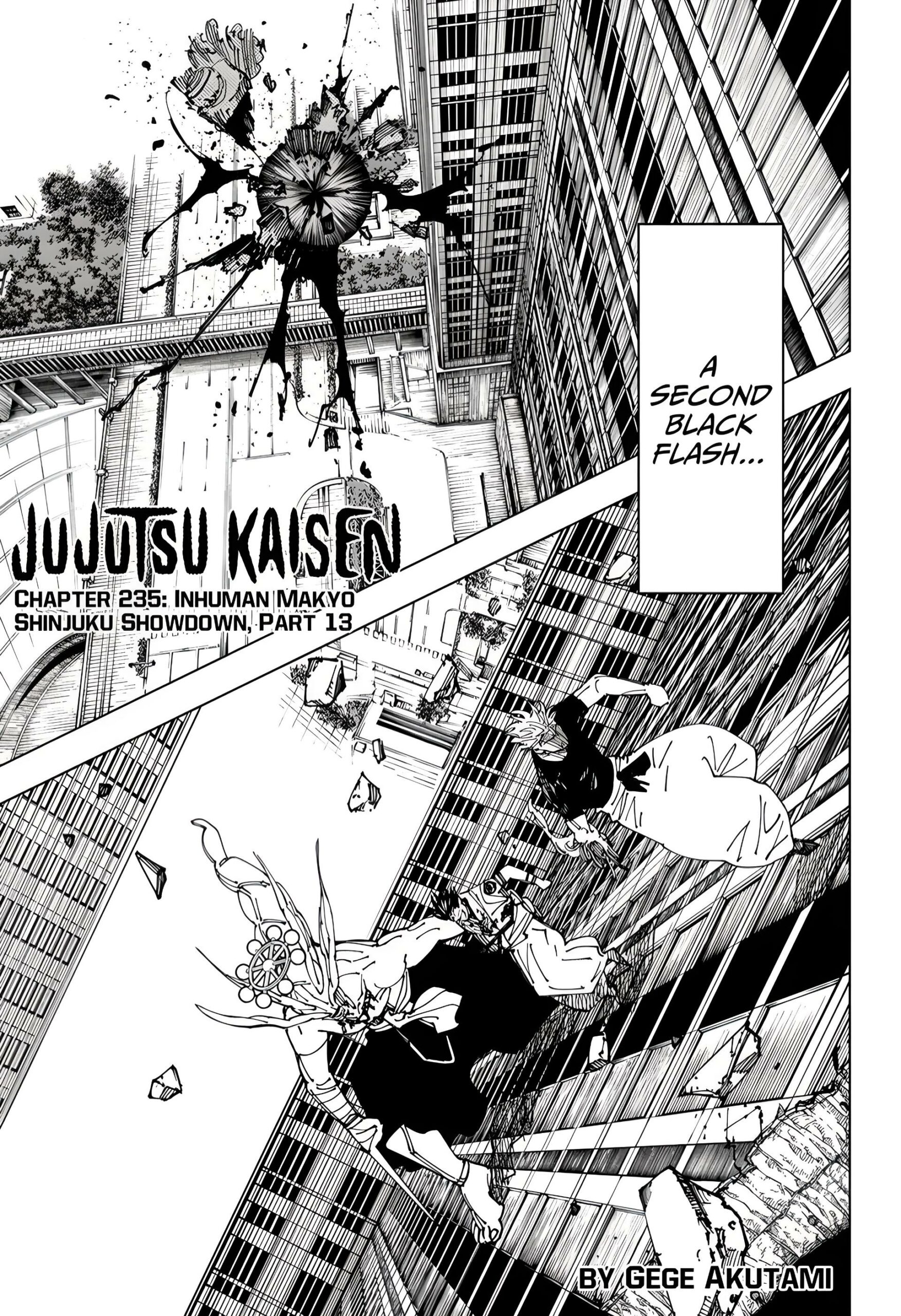Jujutsu Kaisen Chapter 235 Recap: Gojo’s Black Flash Assault & Sukuna’s ...