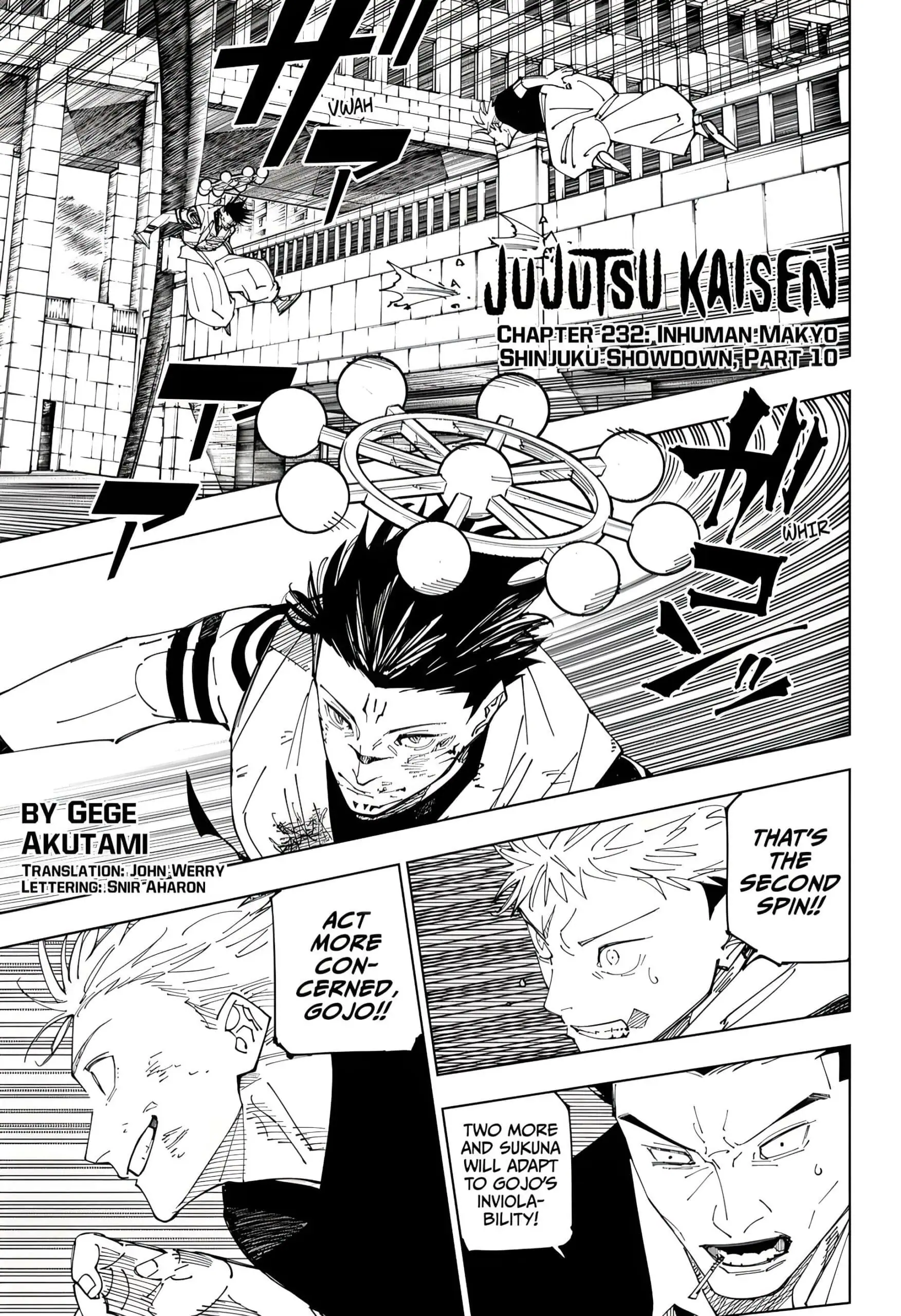 Jujutsu Kaisen Chapter 232 Recap: Gojo’s Strategic Moves & Mahoraga’s ...