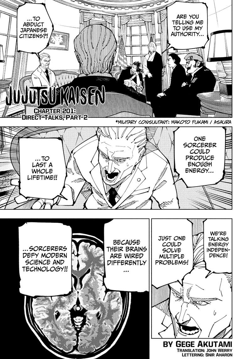 Jujutsu Kaisen Chapter 201 Recap: Global Battle for Cursed Energy ...
