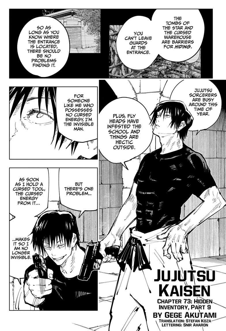 Jujutsu Kaisen Chapter 73: Toji’s Infiltration and Showdown with Suguru