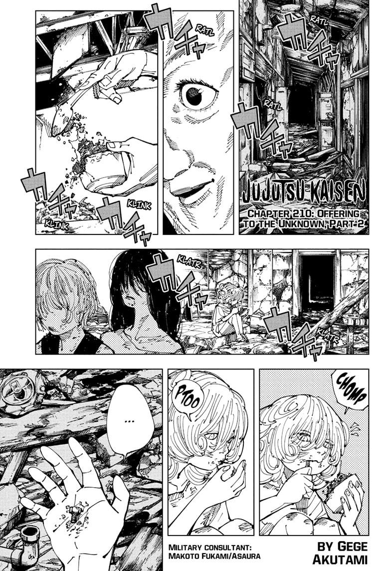 Jujutsu Kaisen Chapter 210 Recap: Hana’s Past & The Trap of Cursed Energy