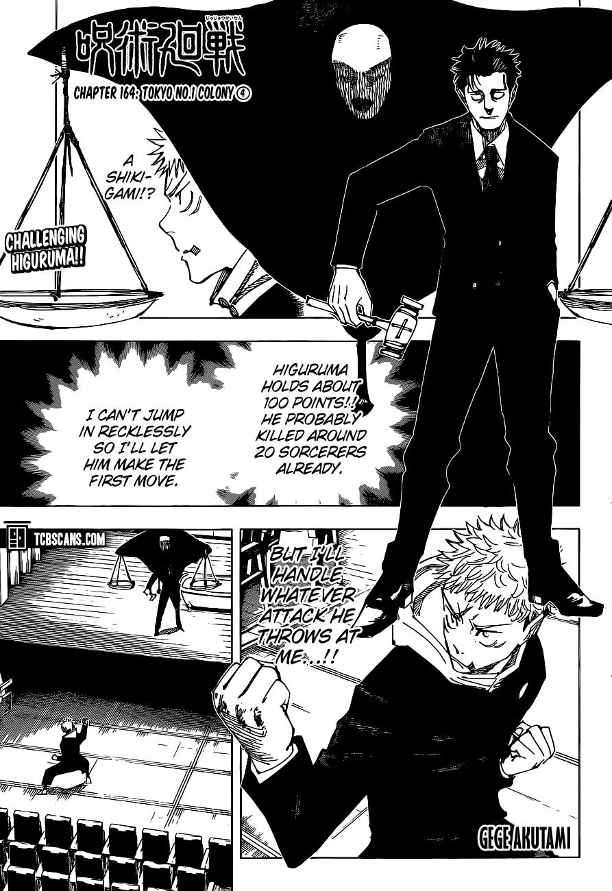 Jujutsu Kaisen Chapter 164: Higuruma’s Deadly Sentencing Domain Explained
